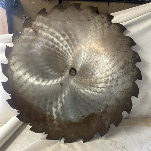 29” Sawmill Blade Vintage Decor , Knife Making Metal Saw Blade 24 Teeth ...