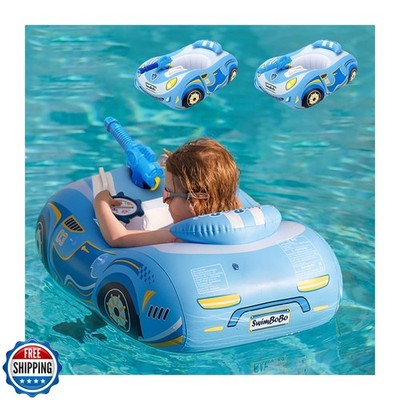 Car Toddler Pool Float with Random Water Gun, Inflatable Pool Floats ...