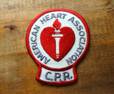AMERICAN HEART ASSOCIATION CPR Cloth Patch | eBay