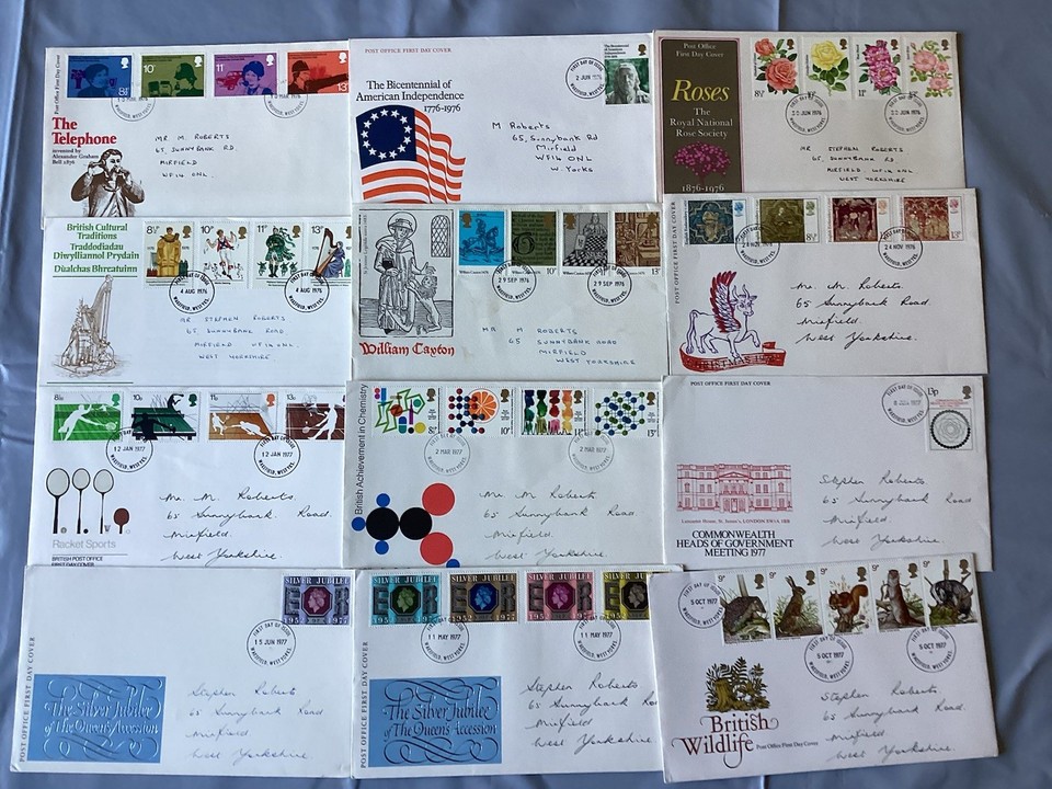 Post Office First Day Covers 1973 to 1979 - 41 Covers In total | eBay UK