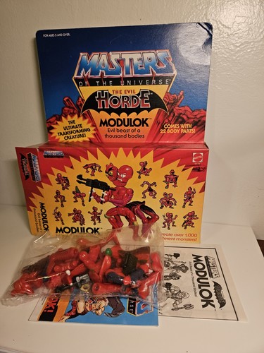 vintage MOTU Action Figure Masters Of The Universe Modulok Bag Box | eBay
