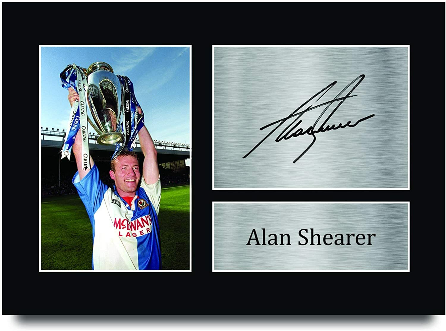 Alan Shearer Signed Printed A4 Photo Gifts For Newcastle Utd or ...