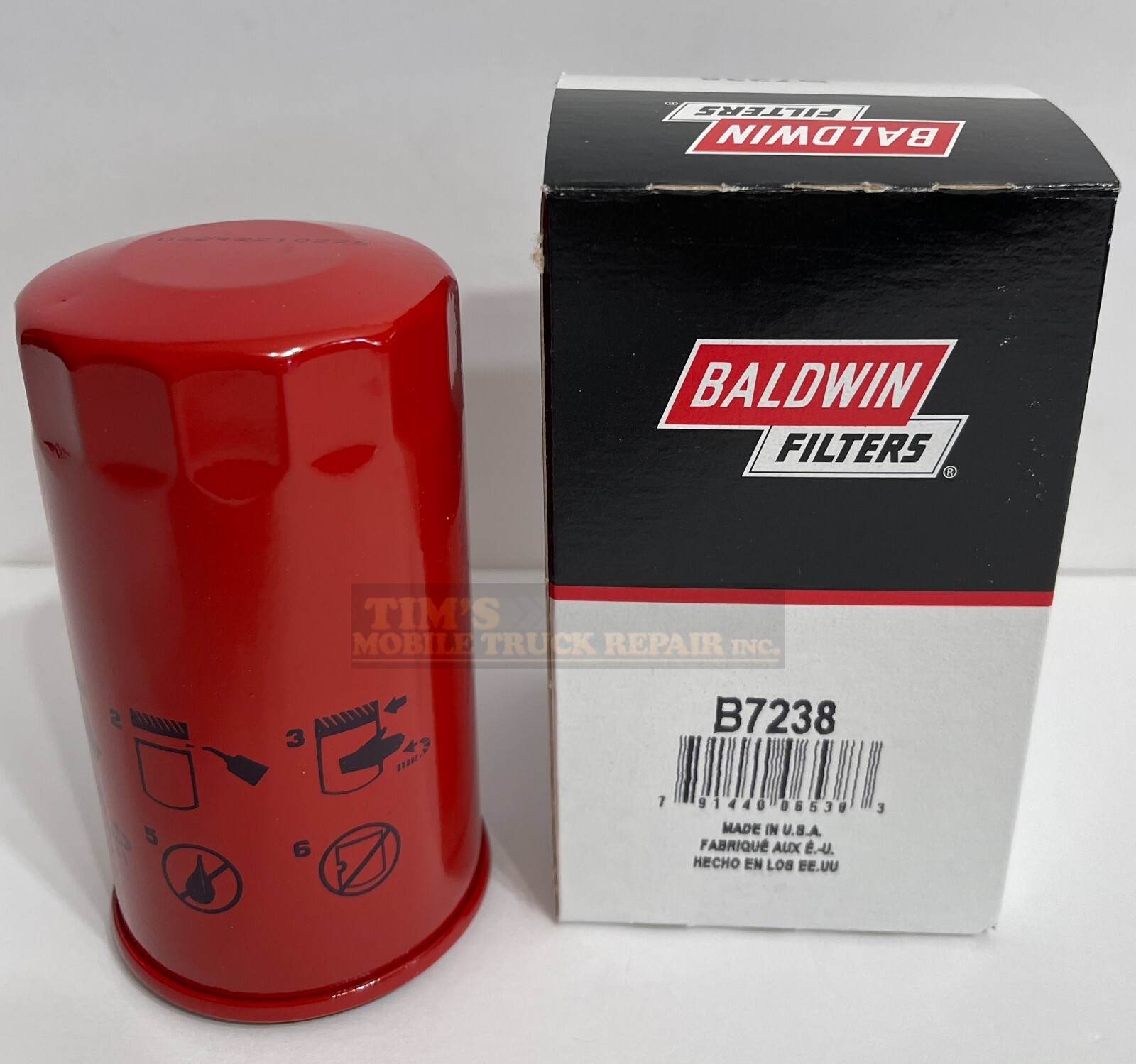 BALDWIN B7238 - cross reference oil filters | oilfilter-crossreference.com