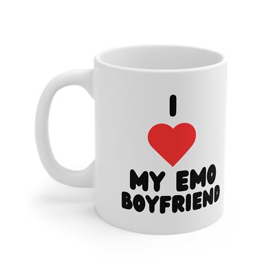 Funny "I LOVE MY EMO BOYFRIEND" Mug | eBay