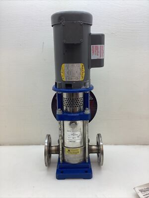 G&L Goulds SSV Pump With 1hp Balder Motor Cat. 1SVB1E1DO 360 PSI 1 ...