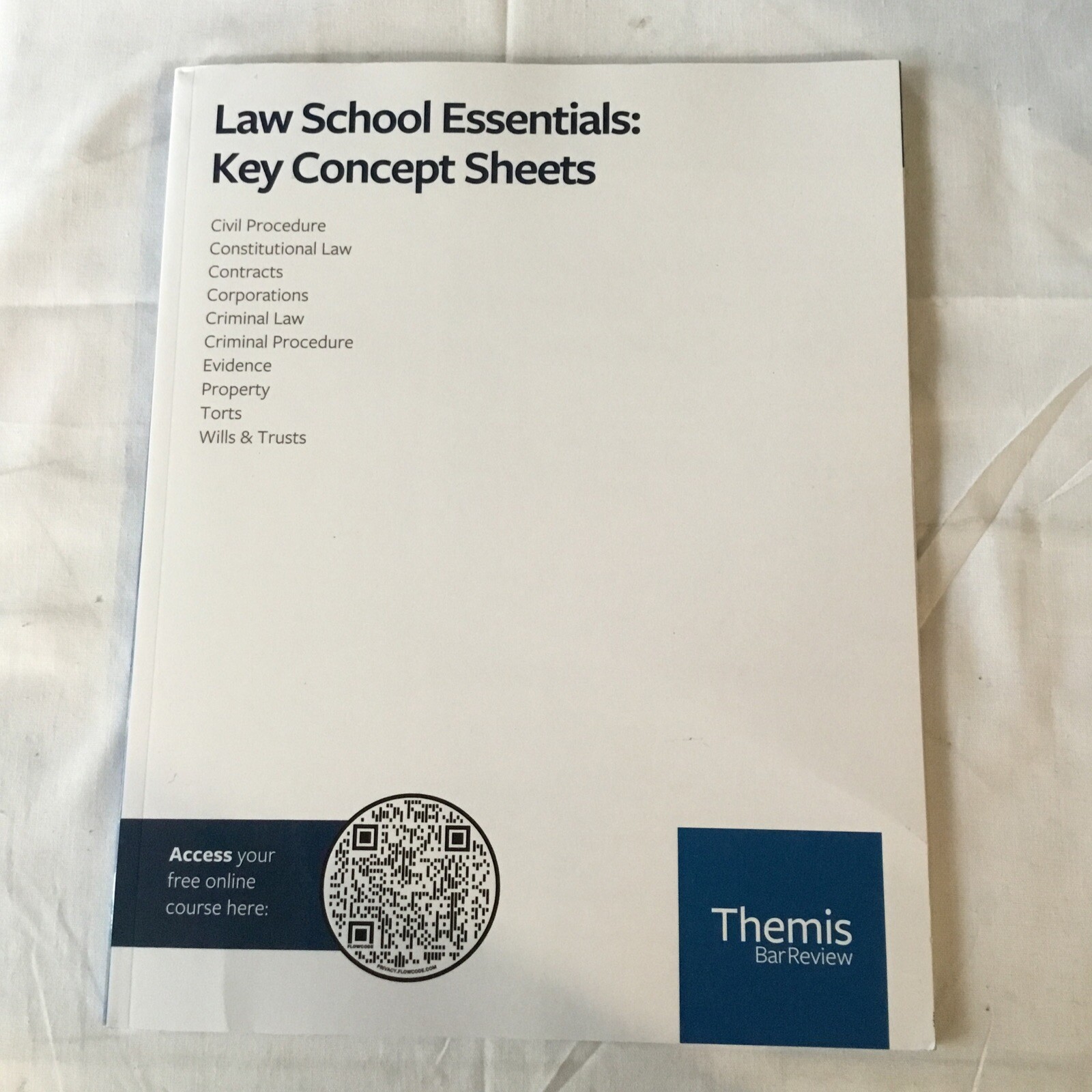 Themis Bar Review Law School Essentials Key Concepts Sheets E2G | eBay