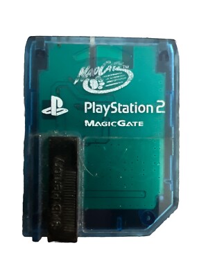 Mad Catz Magic Gate 8MB Memory Card PlayStation 2 PS2 Blue | eBay