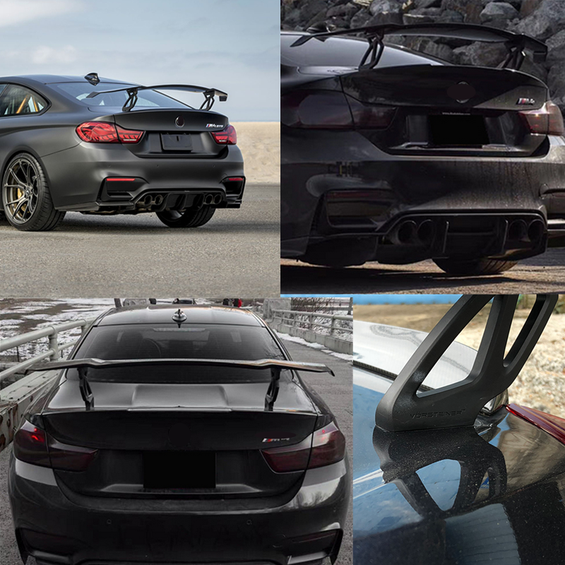 Universal V-STYLE Rear Trunk Racing Spoiler Wing Fit For BMW M4 F82 ...