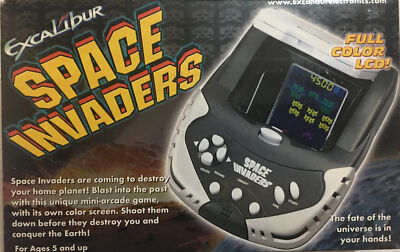 Excalibur Space Invaders Electronic Portable Handheld Game (Model: 402 ...