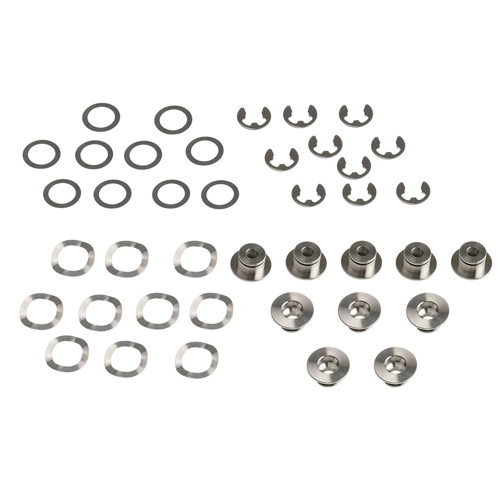 10 Sets Ti Alloy Brake Disc Bobbins Kit with Circlips 10 Sets Ti Alloy Brake Disc Bobbins Kit with Circlips