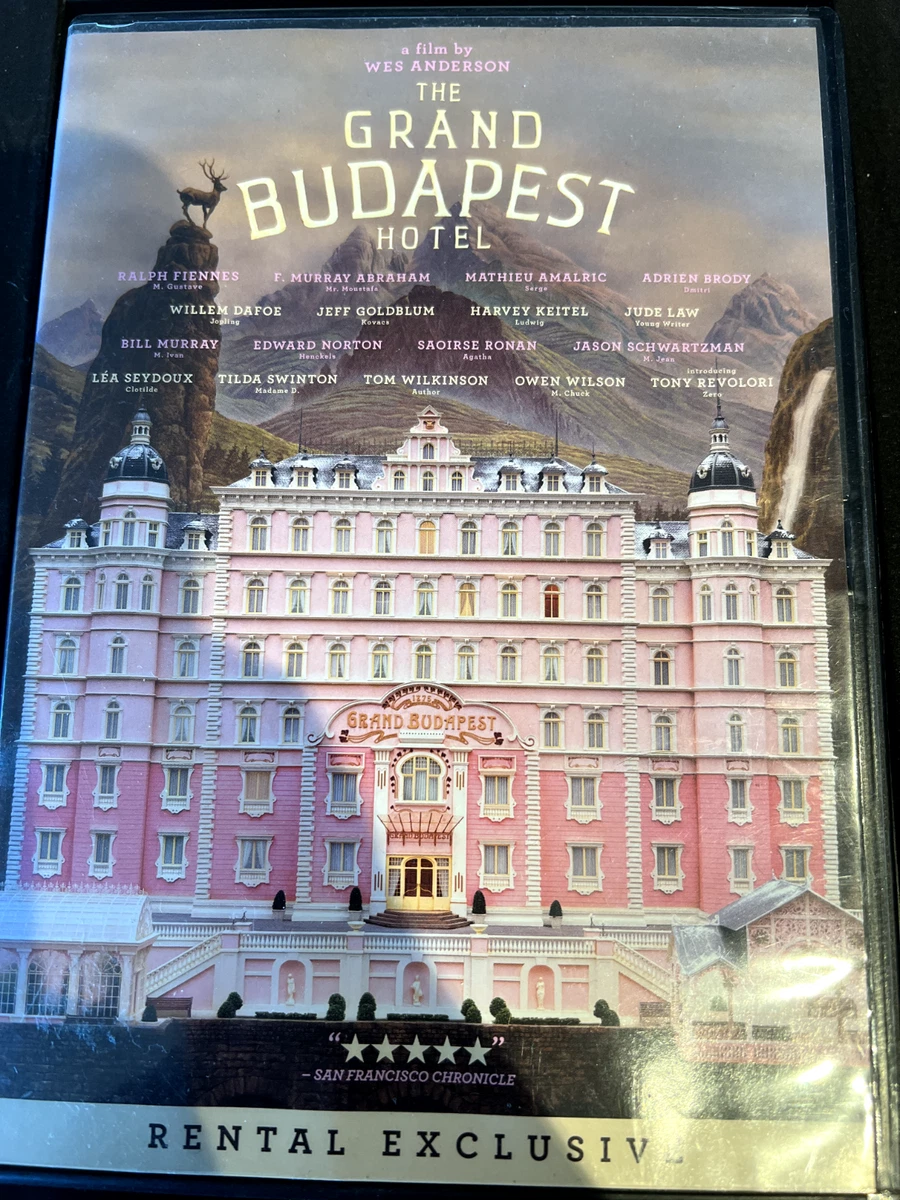 Dvd The Grand Budapest Hotel