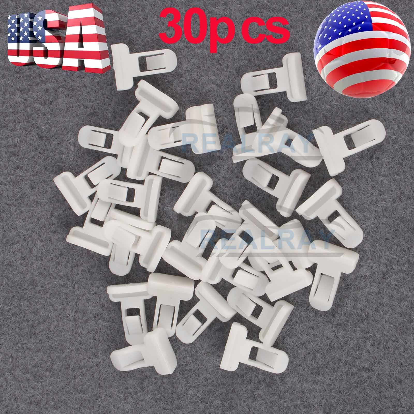 30pcs Front & Rear Spoiler Moulding Clips Bumper Retainer for Toyota ...