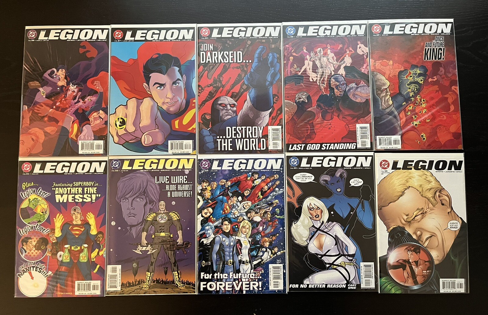 DC Comics Legion of Super Heroes 2001-08 60 Books Supergirl 35 Adam ...