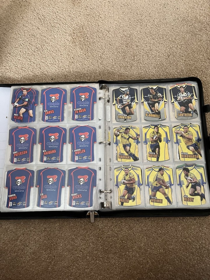 NRL 2009 Select Champions Folder With Full Base Set And Many Rare Cards ...