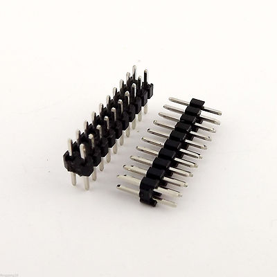 10pcs Pitch 2x10 Pin 2.0mm Male Double Row Straight Pin Header Strip 20 ...