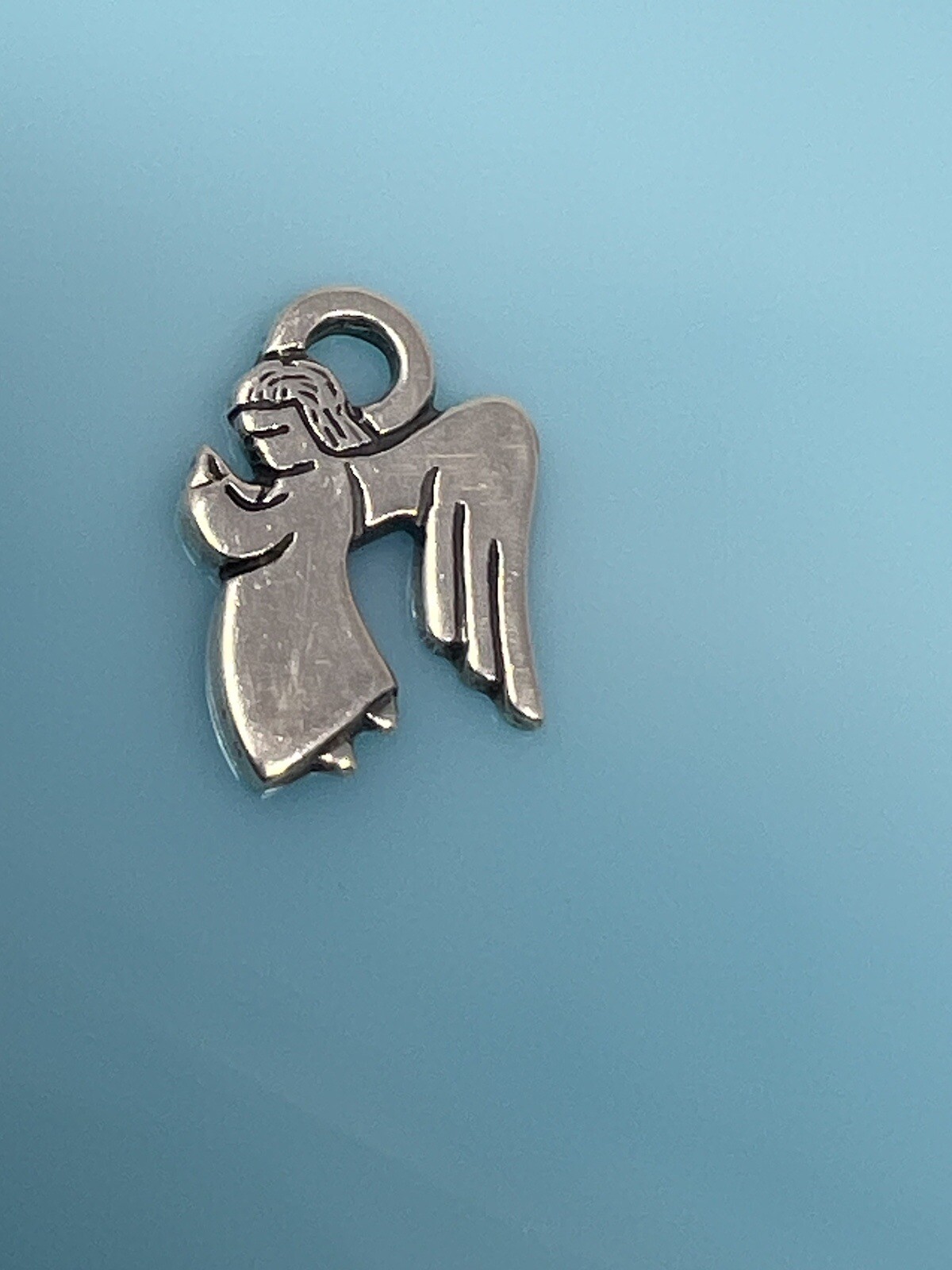 James Avery Sterling Silver Small Angel Charm - Gem