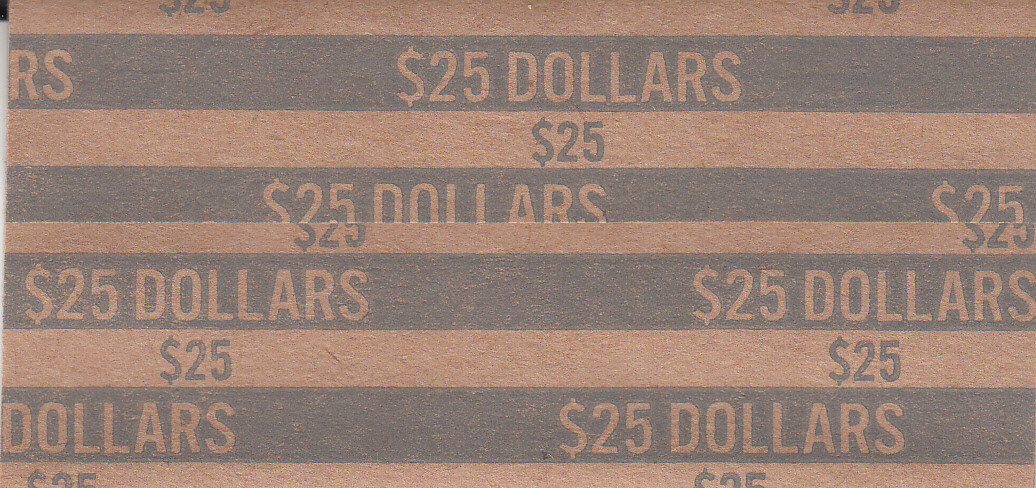 20 DOLLAR FLAT COIN WRAPPERS THAT HOLD 25 DOLLARS EACH | eBay