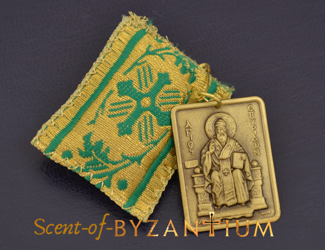 Orthodox Filakto Pendant Rectangular With Metal Holy Icon Protecting ...