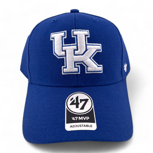 University Of Kentucky Wildcats Blue '47 Fitted Hat Cap Adjustable Fast ...