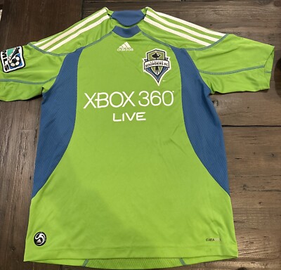 Adidas Seattle Sounders Fc Xbox Jersey Youth M Green Short Sleeve | eBay