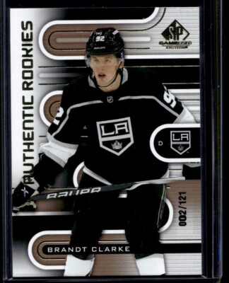 2022-23 SP Game Used Gold Authentic Brandt Clarke Rookie /121 #196 | eBay