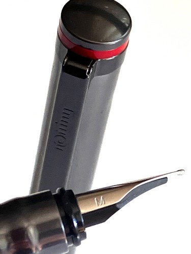 2000 Rotring (400) Esprit Fountain Pen Anthracite Gunmetal Dark Grey M ...