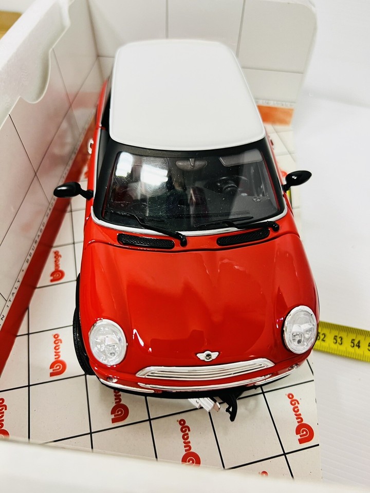 Burago Mini Cooper Gold Collection 1:18 Beautiful and Brand New Vintage ...