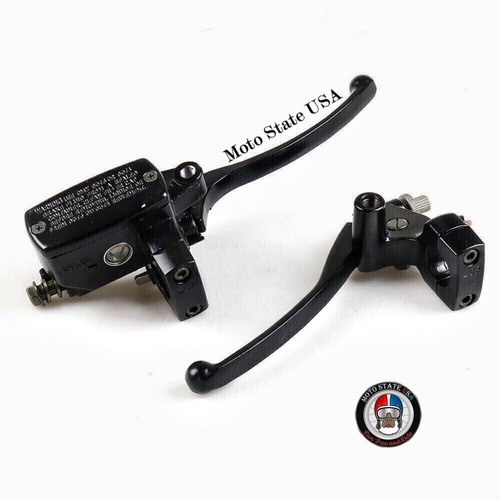 1" Handlebar Master Cylinder Hydraulic Brake Control & Clutch Lever For ...