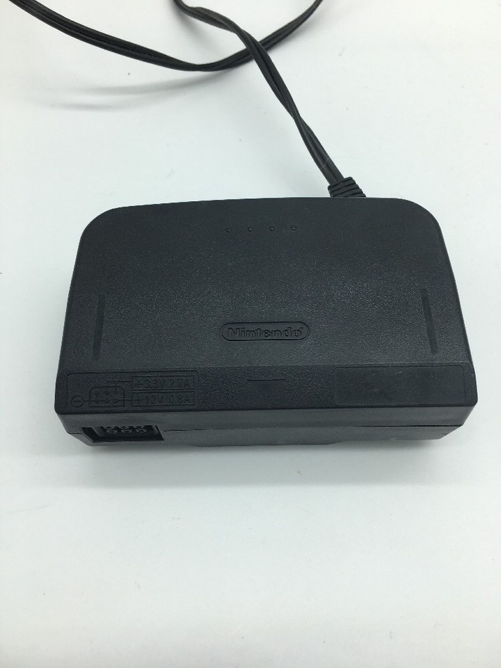 Nintendo 64 Power Supply AC Adapter Original Charger Cable Cord ...
