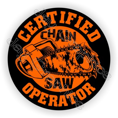 20 pack Chainsaw Operator Funny Hard Hat Stickers Decals Helmet Chain ...