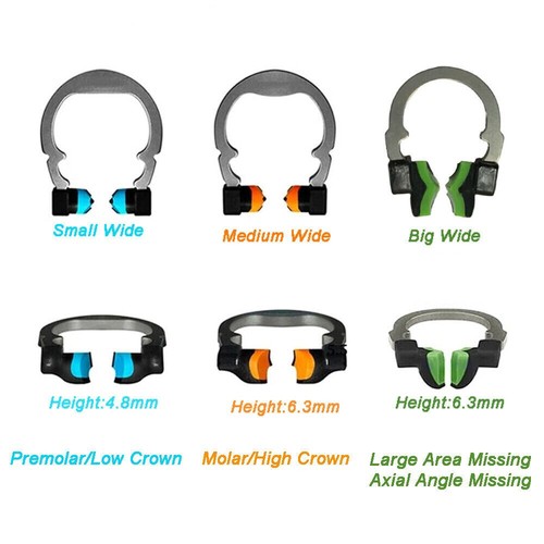 22 Types Dental Sectional Matrice System Matrix Bands Clamp/Ring Fit ...