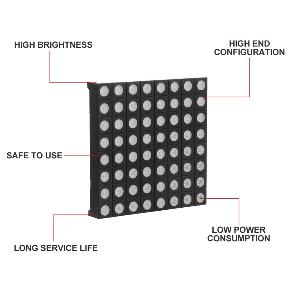 2 Pcs Rgb Led Diode Light Base Screen Module Car Matrix Panel | eBay Australia