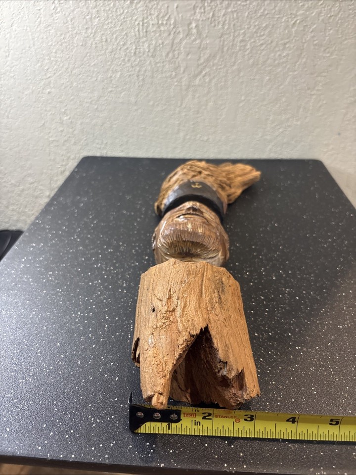 Handcrafted Wood Carving L18 W3.5 Deep2.7. JAMES A.EASTON Signed Artist ...