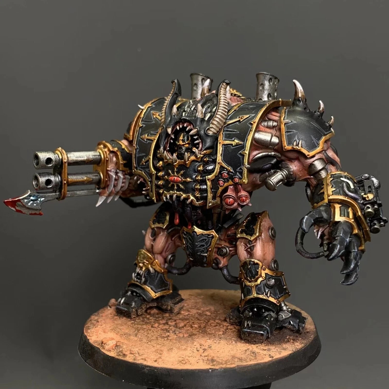 Helbrute Chaos Space Marines Warhammer 40K Painted Miniatures Armies of ...