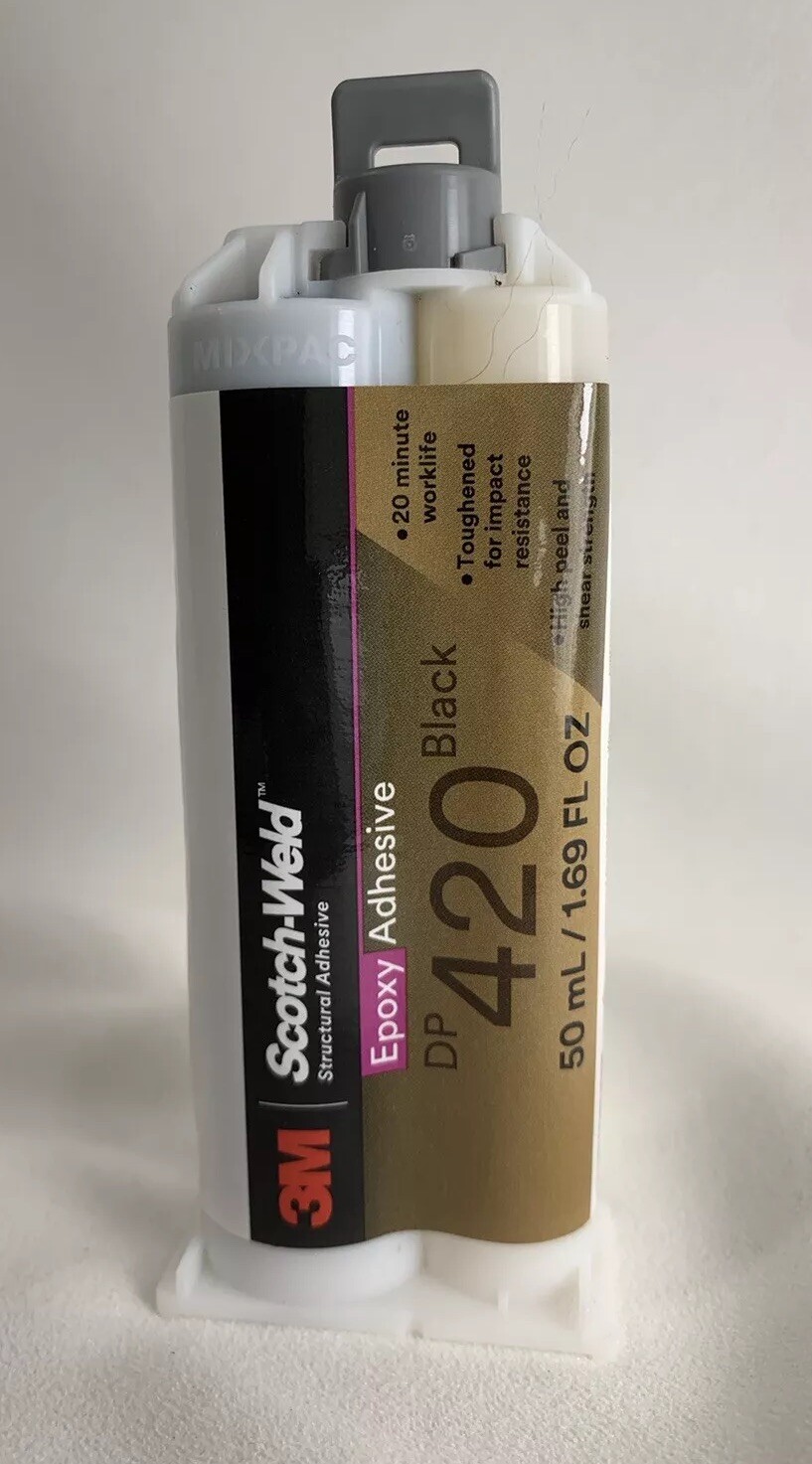 3M Scotch-Weld Epoxy Adhesive DP420, Black, Two-Part Epoxy 50 mL/1.69 ...