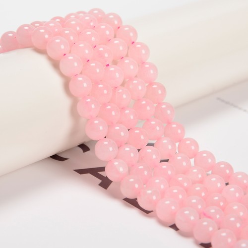 Rose Quartz Smooth Round Beads 4mm 6mm 8mm 10mm 12mm 15.5" Strand | eBay