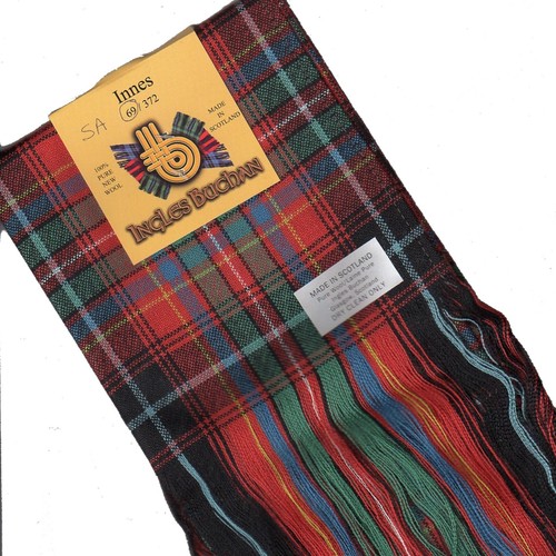 Innes Clan Ancient Tartan Sash Ladies Scottish Wool Plaid | eBay