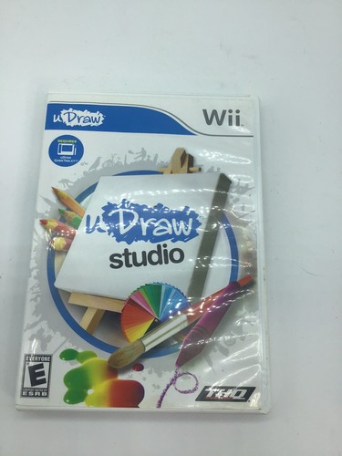 uDraw Studio (Wii, 2010) - Complete in box -game, manual, box ...