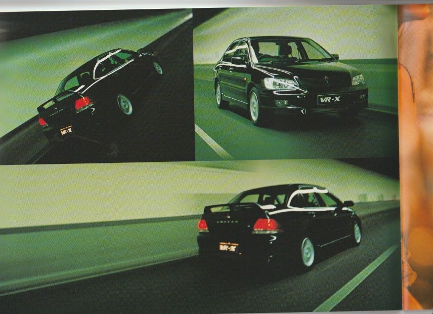 2002 MITSUBISHI CG LANCER 2.0L VRX EXCEED Australian 16p Brochure & 8p ...