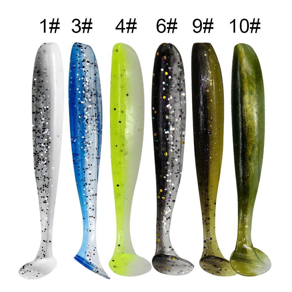 10x 9cm 4.2g Bionic Mandarin Fish Fishing Lures Artificial Soft Bait (3 ...