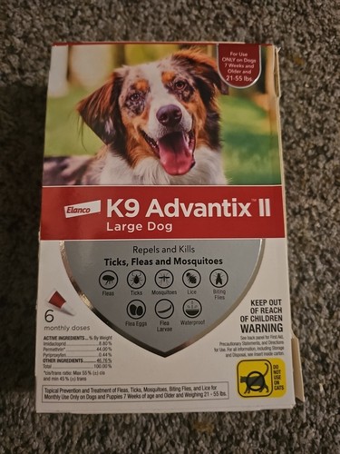 Bayer K9 Advantix II Flea Tick and Mosquito Prevention for Large Dogs ...