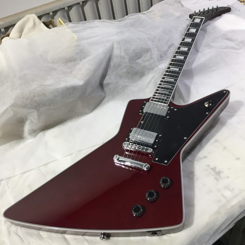 Wine Red Explorer Electric Guitar Mahogany Body&Neck HPL Fretboard HH ...
