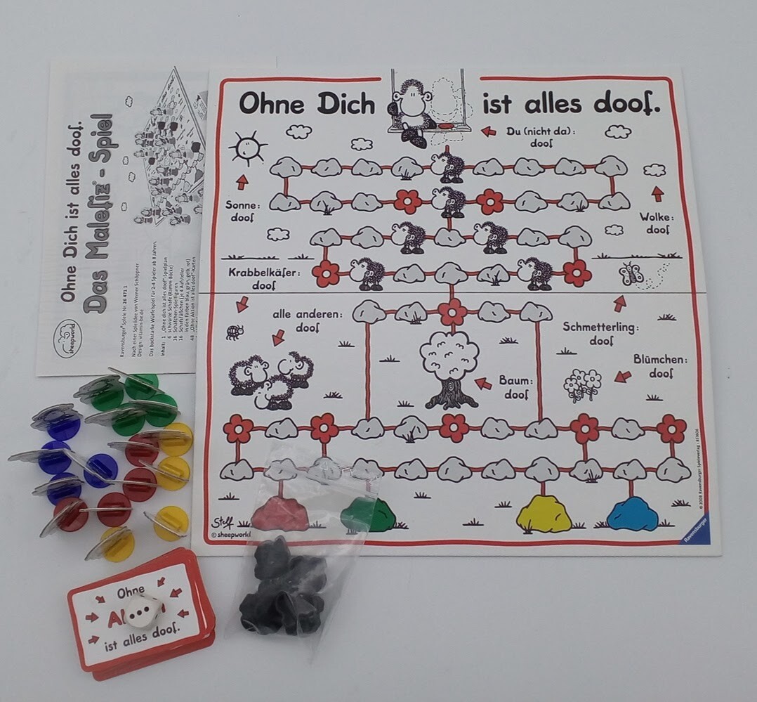 Ohne dich ist alles doof Das Malefiz - Spiel | eBay.de
