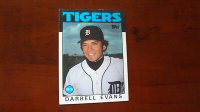 1986 TOPPS # 515 DARRELL EVANS BASEBALL CARD | eBay