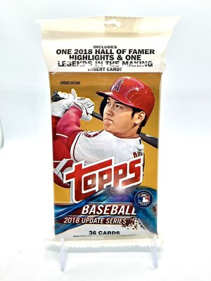 2018 Topps Update Series Fat Pack New Factory-Sealed - Checklist Ohtani ...