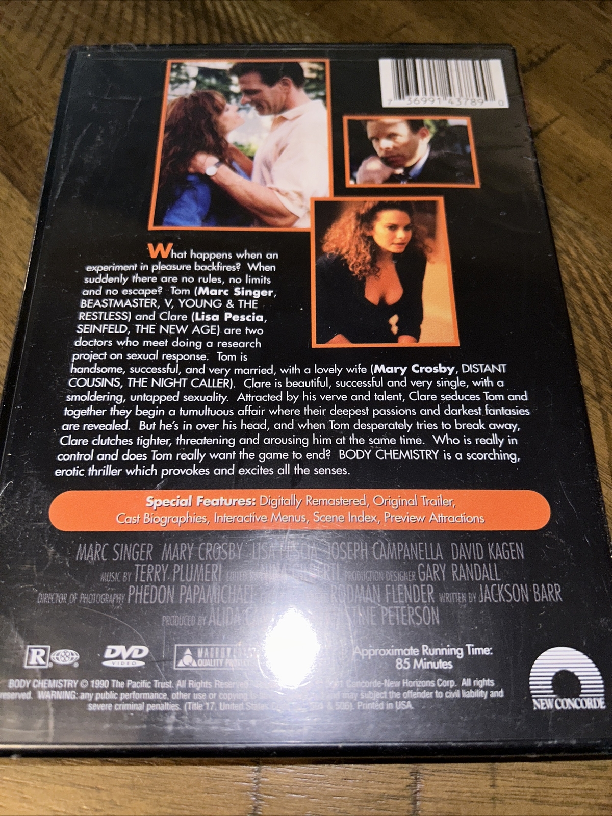 Brand new Body Chemistry DVD horror suspense B movie 1990 erotic ...