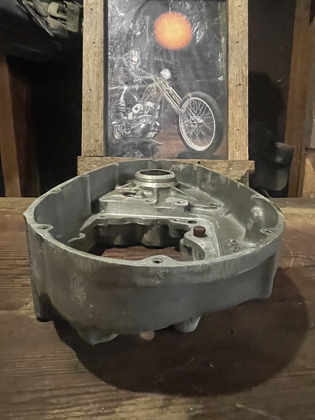 STOCK HARLEY IRONHEAD 1963 Vintage XLCH LEFT SIDE ENGINE CASE | eBay