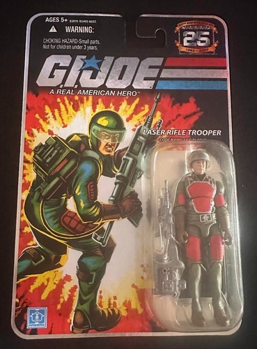gi joe 25th anniversary GI JOE Laser Rifle Trooper Sgt Flash | eBay