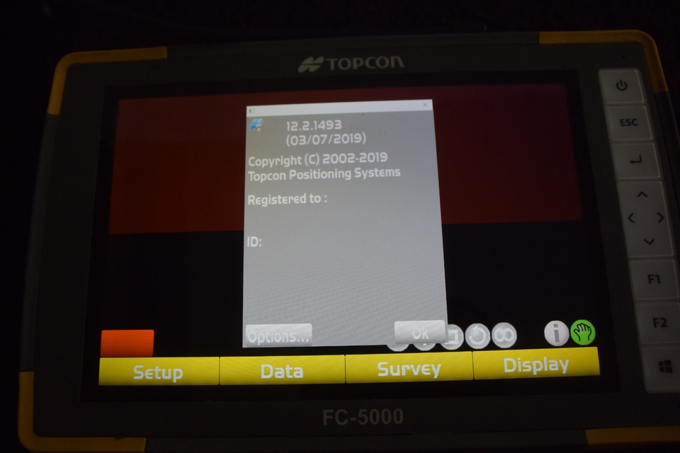 Topcon Model FC5000 Data Collector with Magnet Field Software | eBay