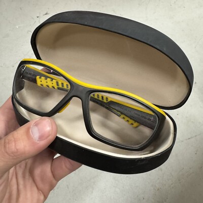 UVEX BY SPERIAN SW07 TITMUS TITMUS 166 YELLOW GRAY SAFETY GLASSES W ...